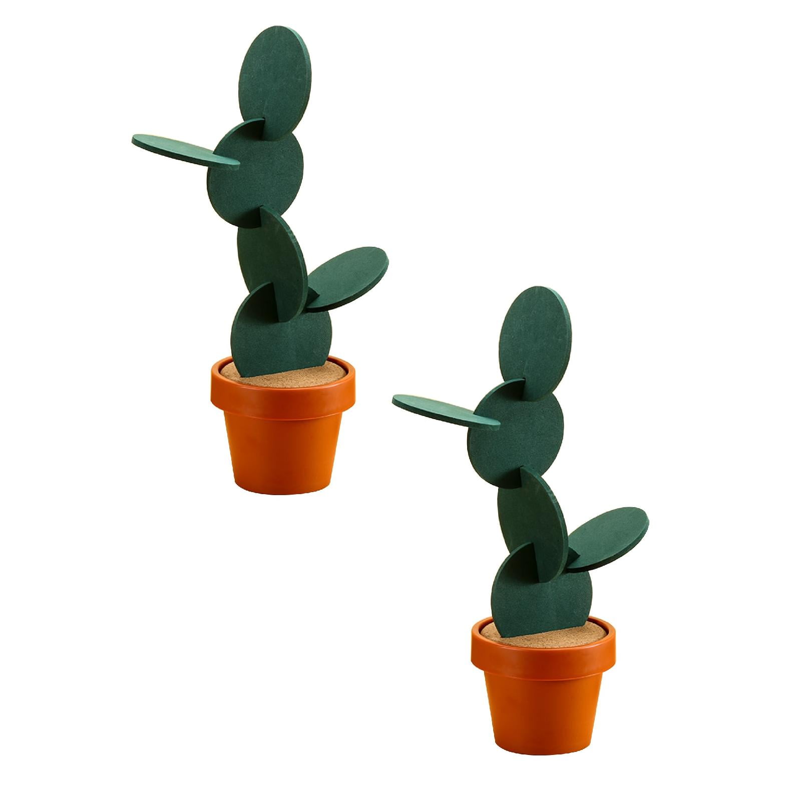 Modern Placemats Simple Creative Cactus Non Slip Heat Insulation Tea ...