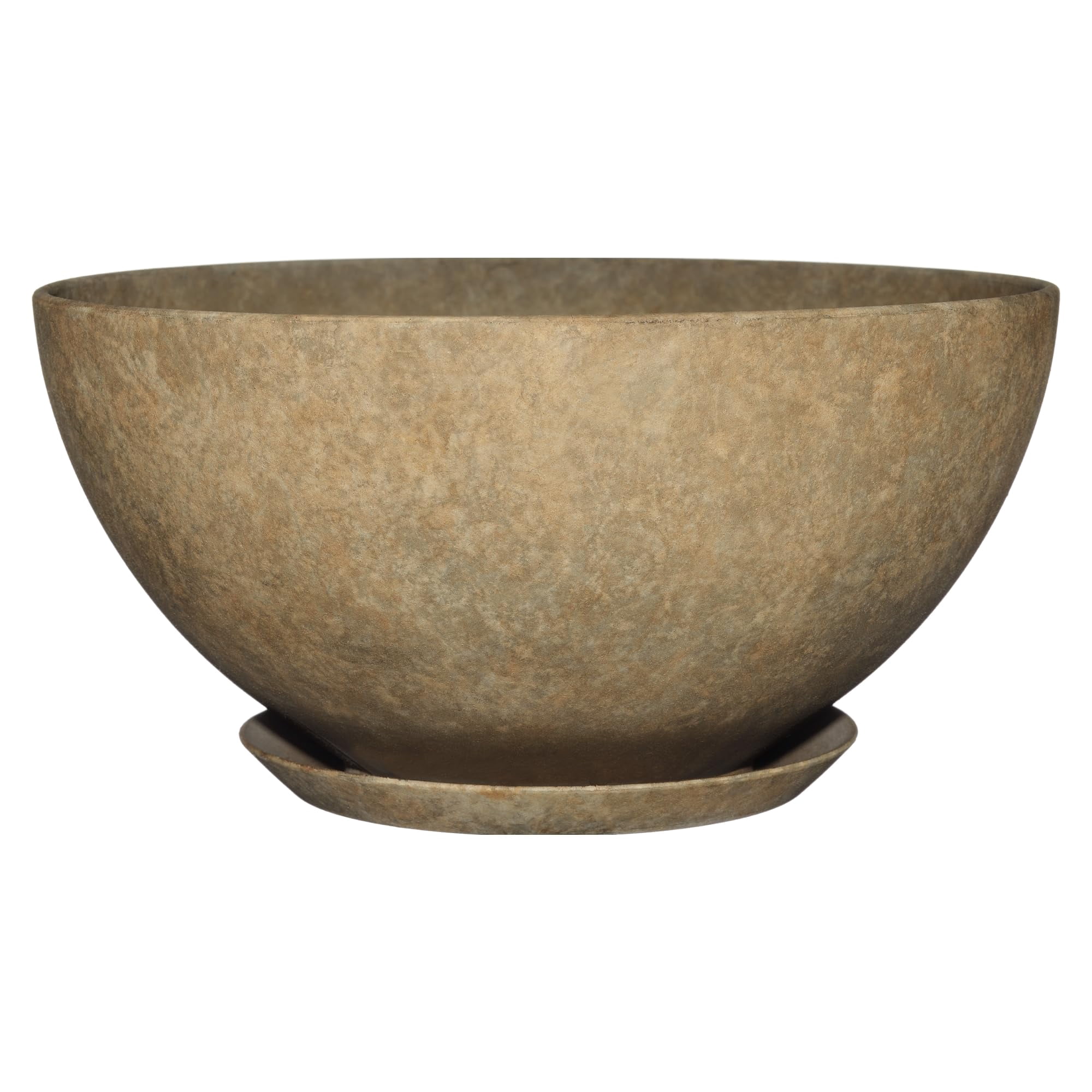Modern Planter with Drainage - Contemporary Shallow Round Vase for ...