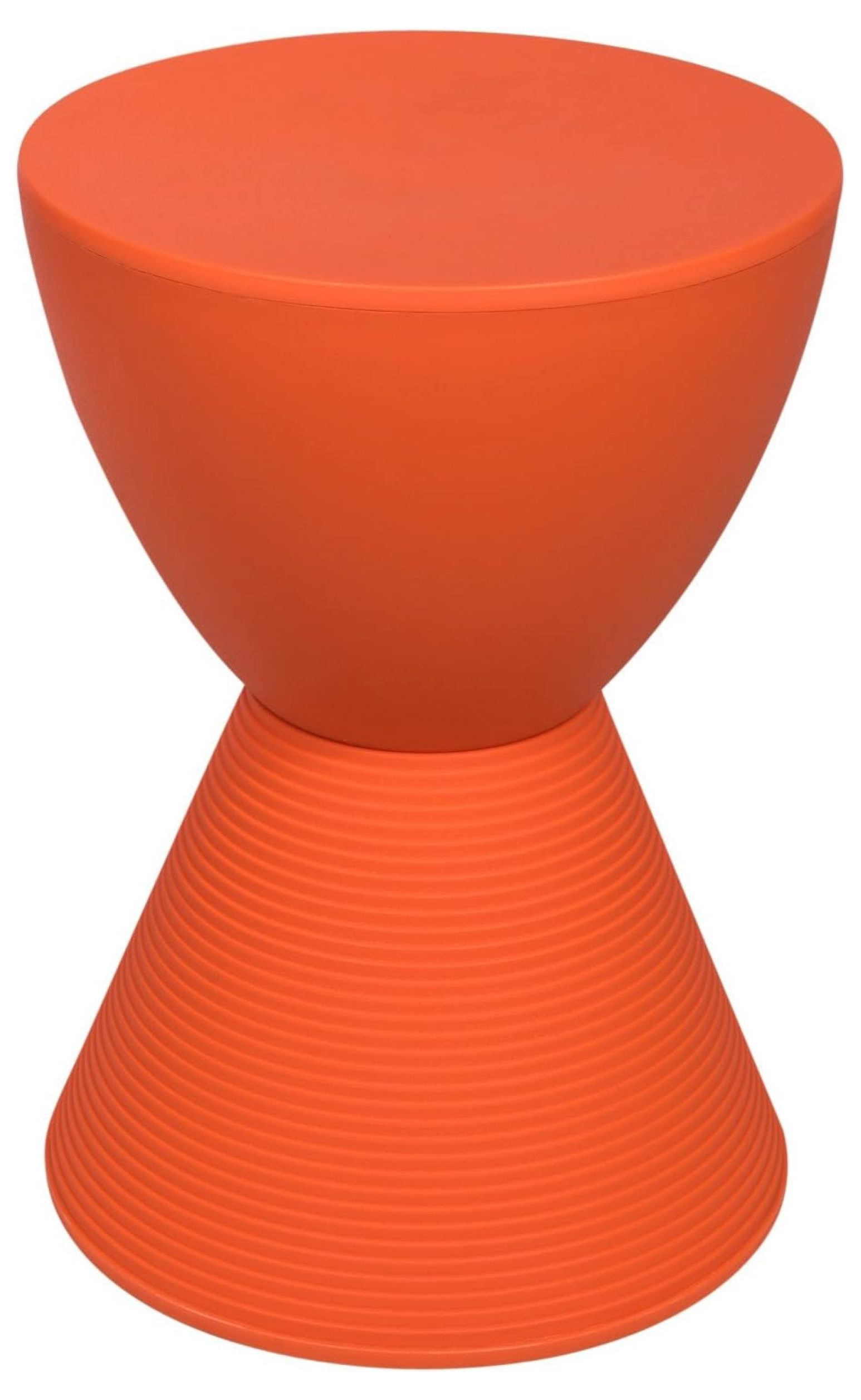 Modern Plastic Elaine Side Table, Orange - Walmart.com