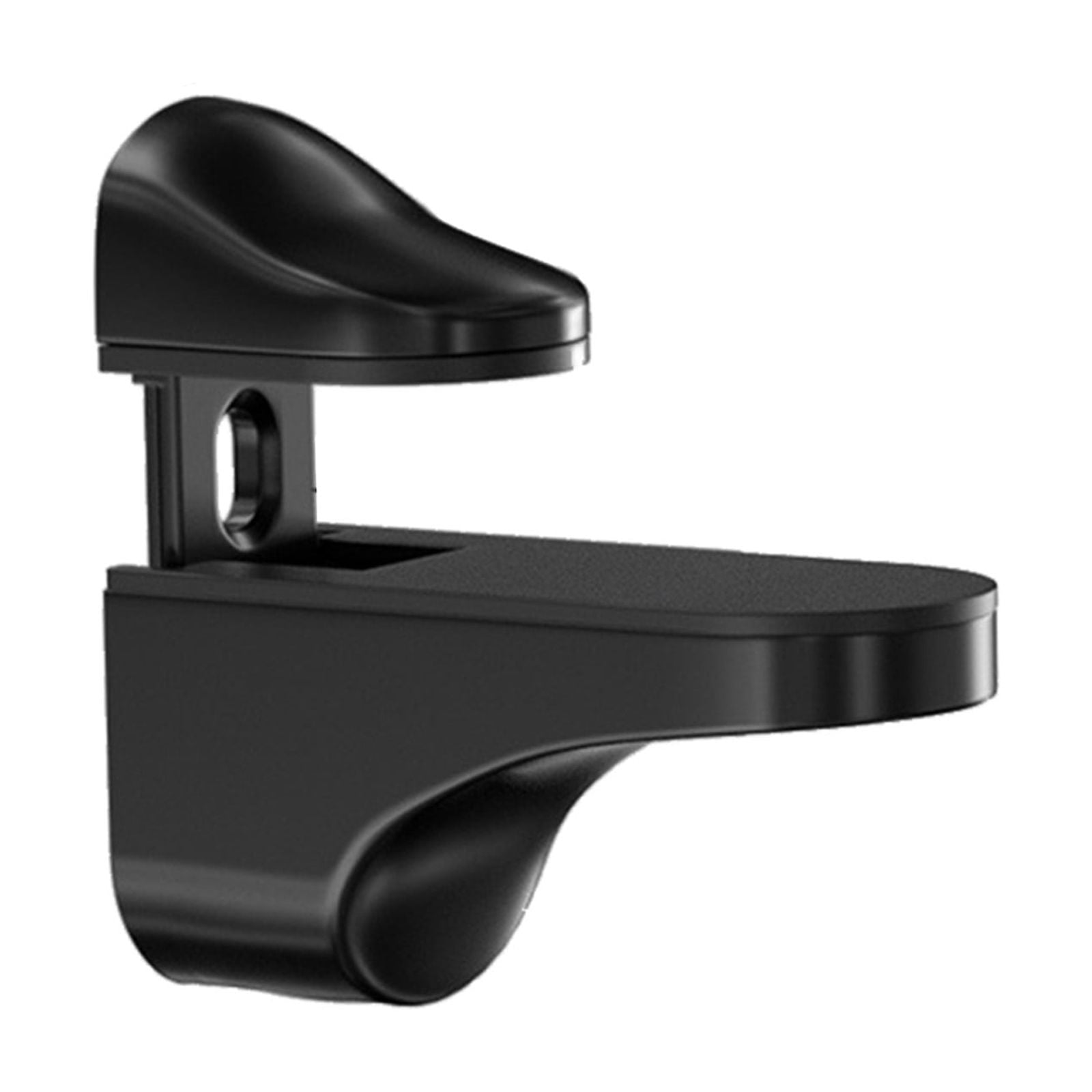 Modern Polished Chrome Glass Shelf Support Bracket Adjustable and ...