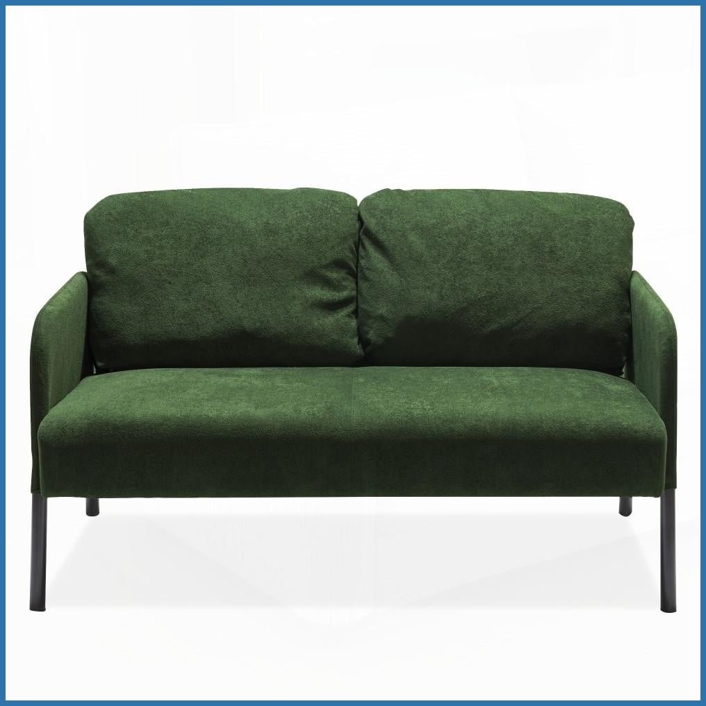 Modern Polyester Fabric 2-Seater Loveseat - Comfy Small Couch for ...