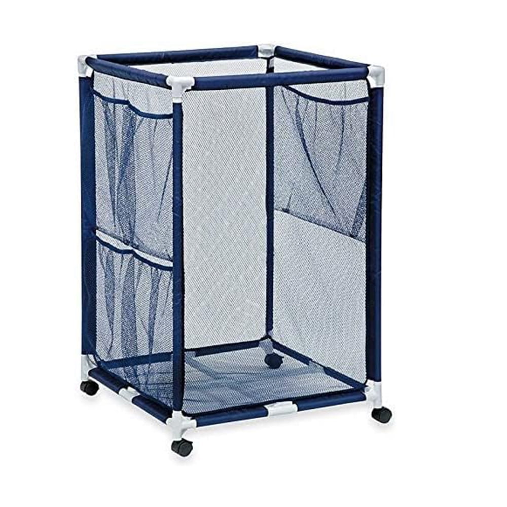 Modern Pool Storage Bin, Breathable Nylon Mesh Basket Organizer for ...