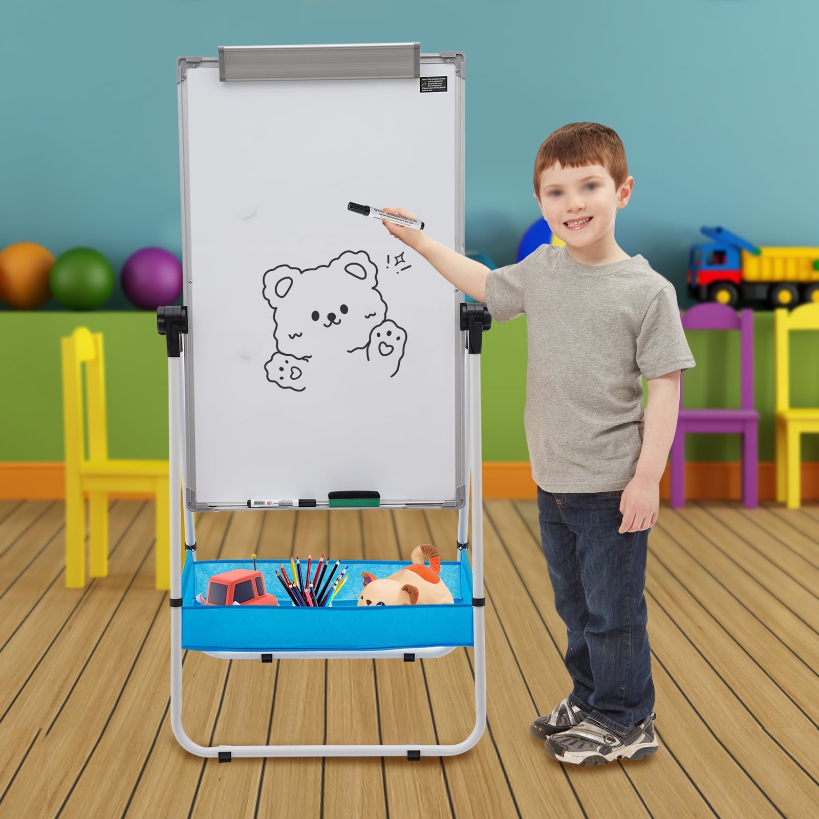 Modern Portable Writing Whiteboards White Dry Erase Board with Stand ...