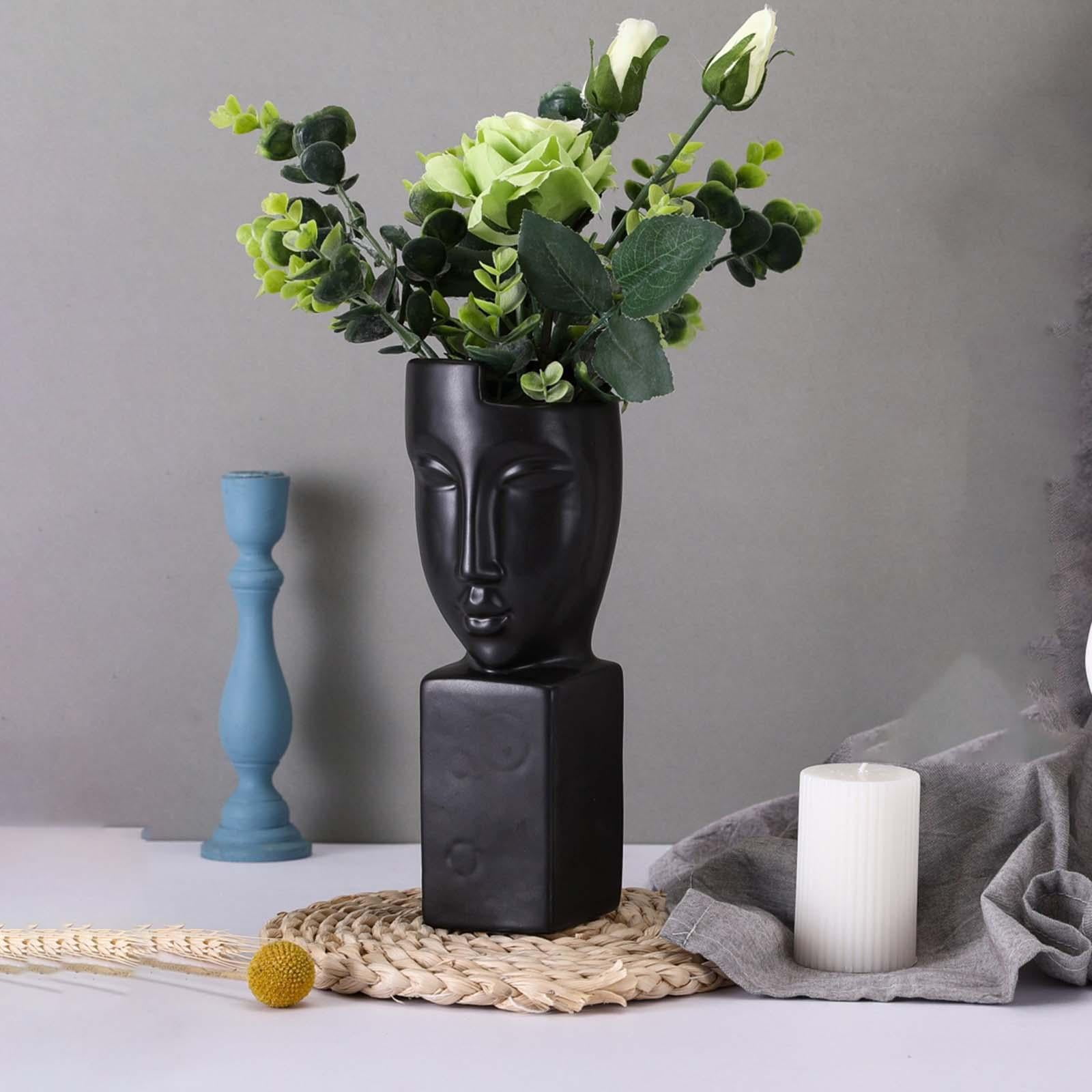 Modern Pot Jug Ceramics Female Bust Figures Arrangement Farmhouse for ...