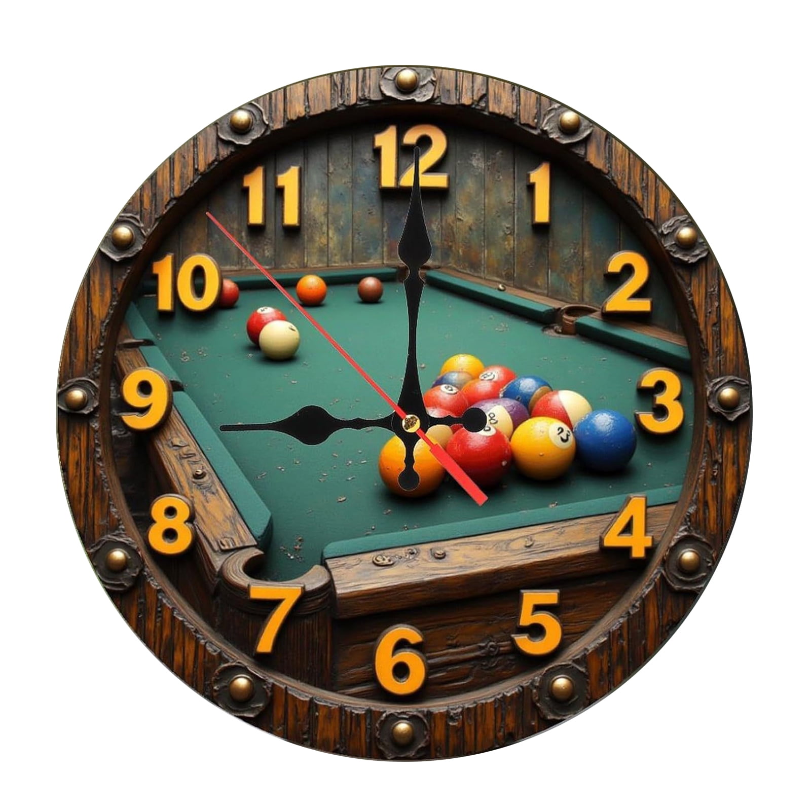 Modern Quiet Wall Clock With Vibrantly Print Surfaces Acrylic Panel ...
