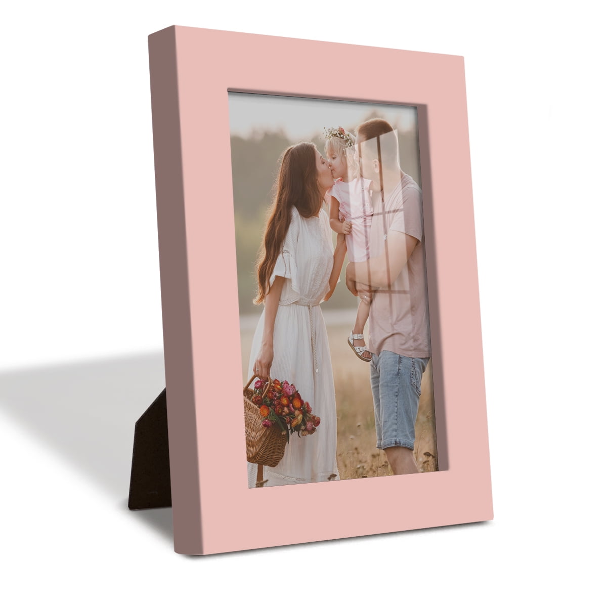 Wexford Home Real Wood 4x6 Pink Picture Frame - Walmart.com