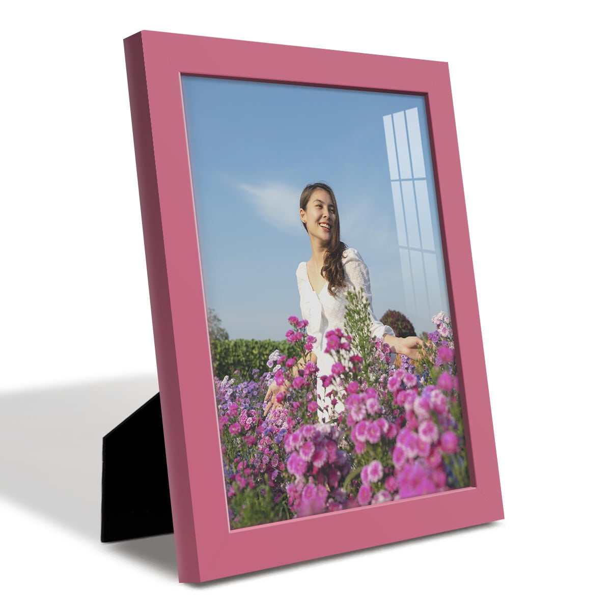 Modern Real Wood 8x10 inch Picture Frame in Hot Pink - Walmart.com