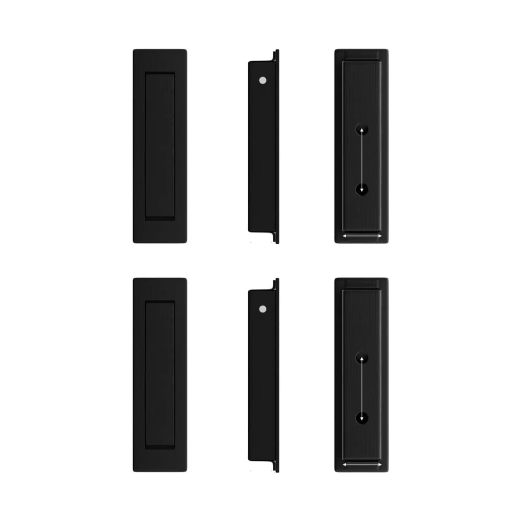 Modern Recessed Cabinet Door Handle Stainless Steel Rustproof Pulls ...