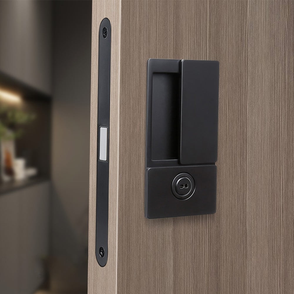 Modern Recessed Door Lock Handleless Flat Push-Pull Mechanism for ...