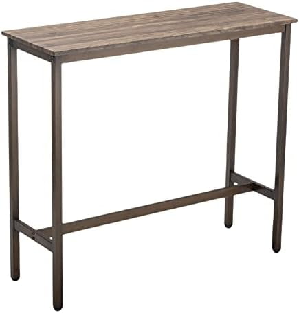 Modern Rectangle Bar Table 41" Bar Height Pub Table Industrial Table ...