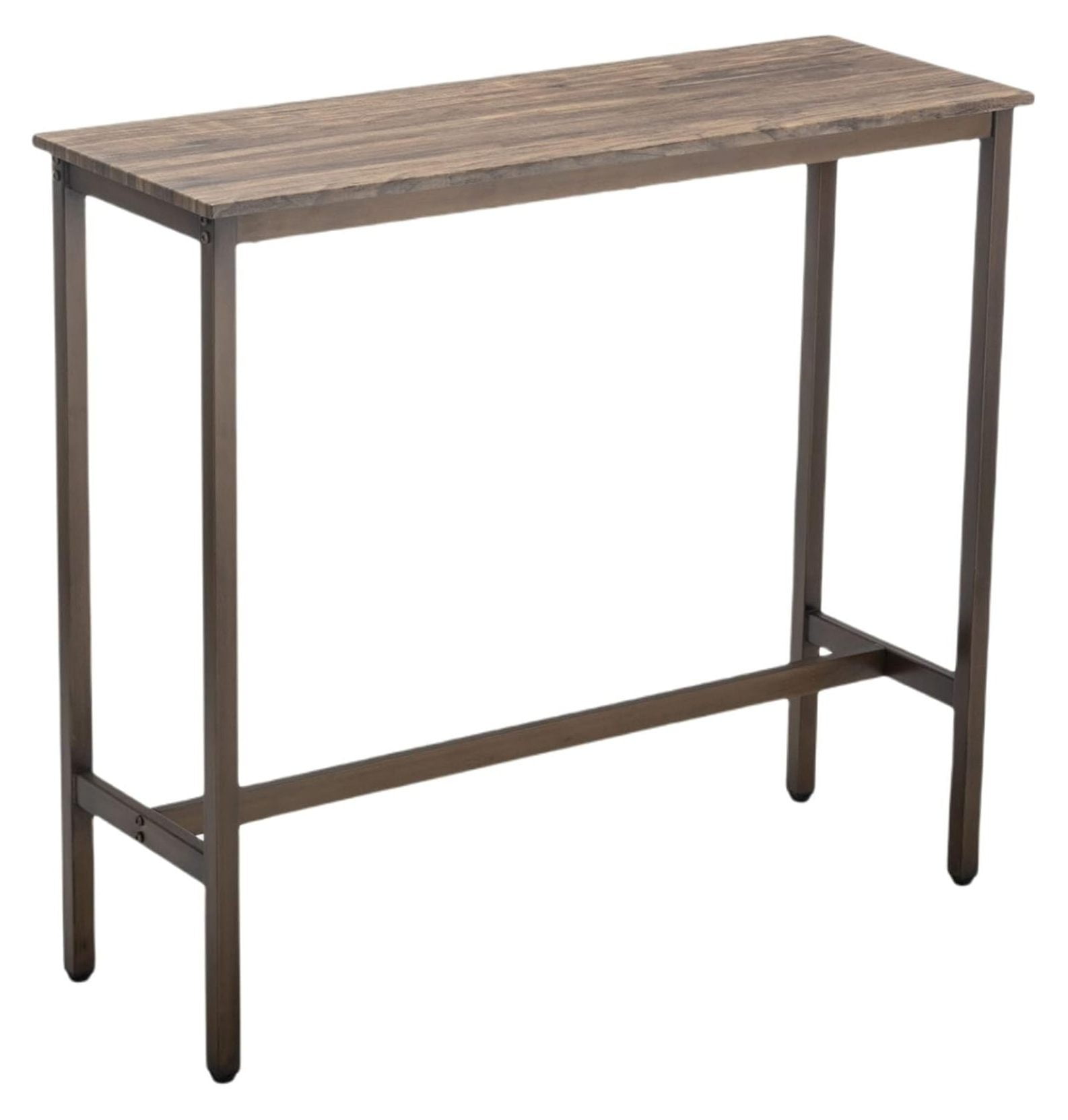 Modern Rectangle Bar Table 41" Bar Height Pub Table Industrial Table ...