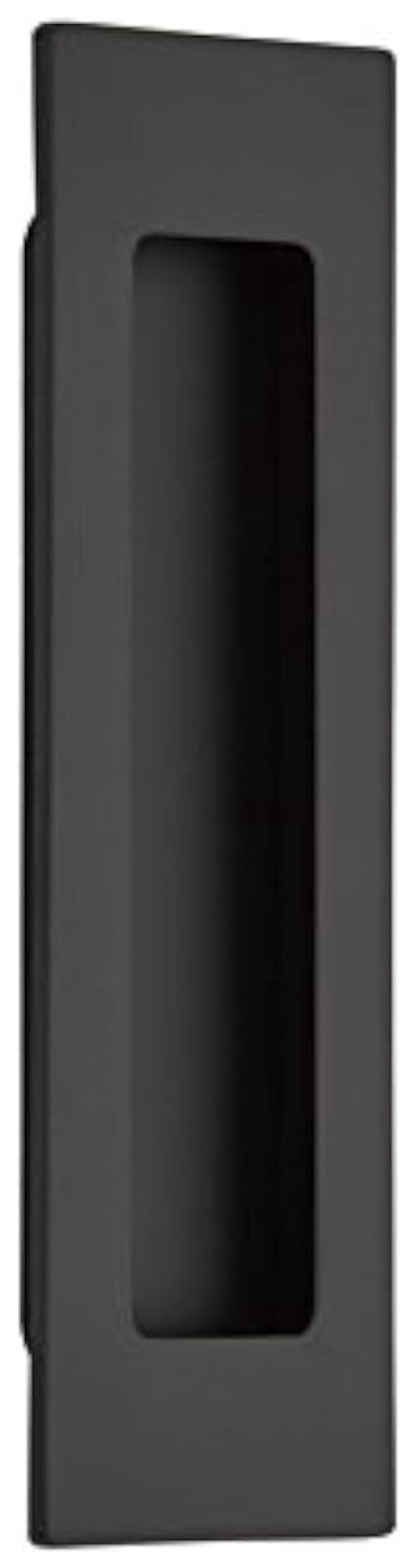, Modern Rectangular, Flush Pull, 1-3/4" x 6", Flat Black - Walmart.com