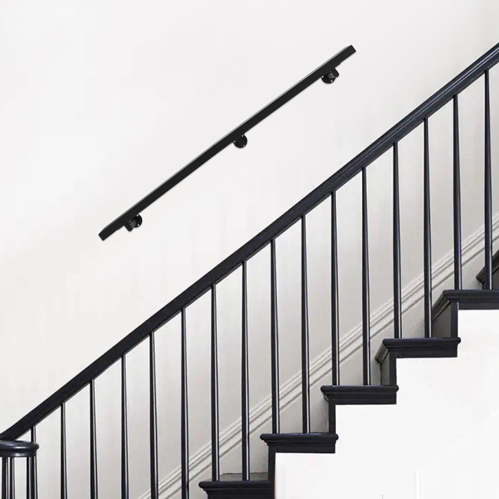 Modern Rectangular Stair Handrail Kit,Stainless Steel Handrail,Indoor ...