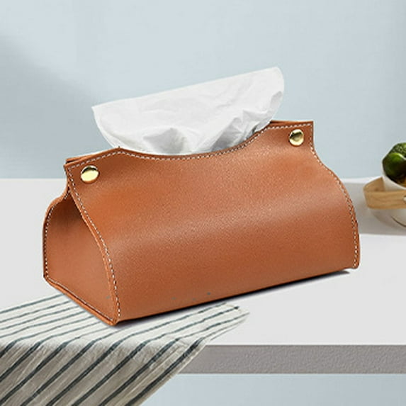Modern Rectangular Tissue Box Cover, Decorative Desktop Facial Paper ...
