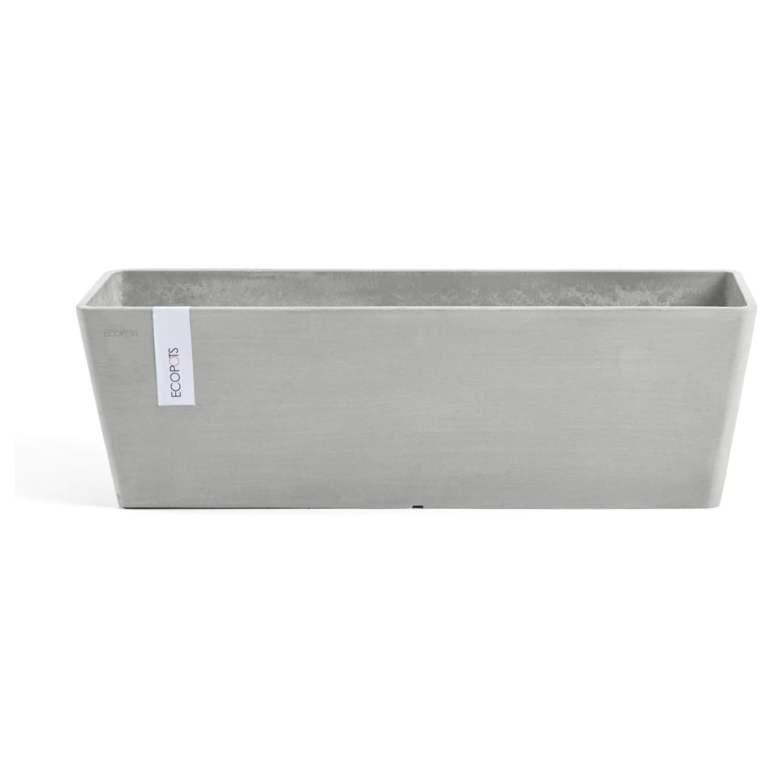 Modern Recycled Bruges Plastic Indoor/Outdoor Rectangular Flower Pot ...