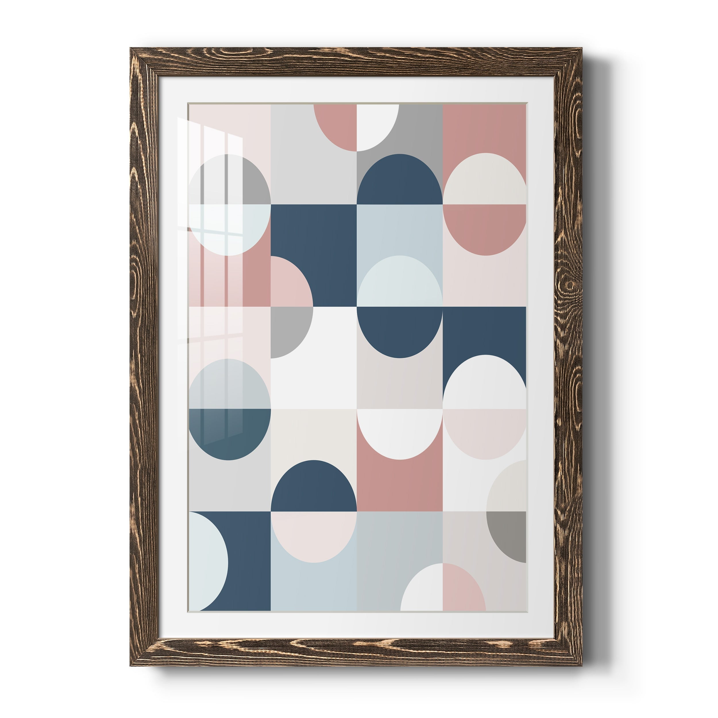 Modern Reflection - Premium Framed Print - Distressed Barnwood Frame ...