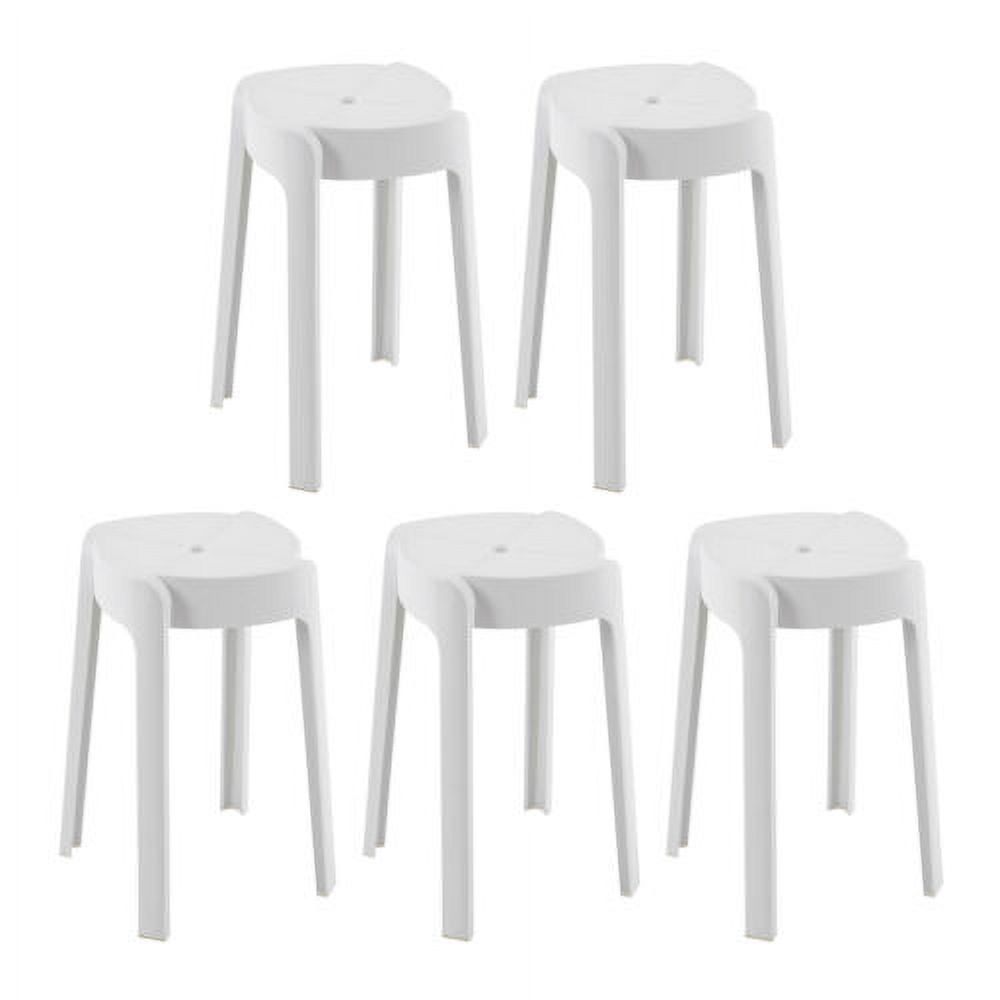Modern Restaurant Kitchen Plastic Dining Chair Potable And Stackable ...