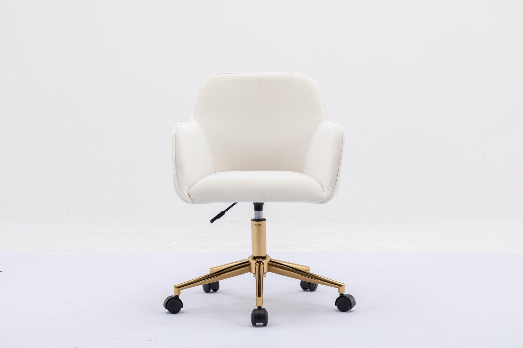 Modern Rolling Velvet Fabric Executive Office Chair with Adjustable ...