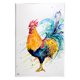 Modern Rooster Rainbow Splatter Animals & Insects Graphic Art Unframed ...