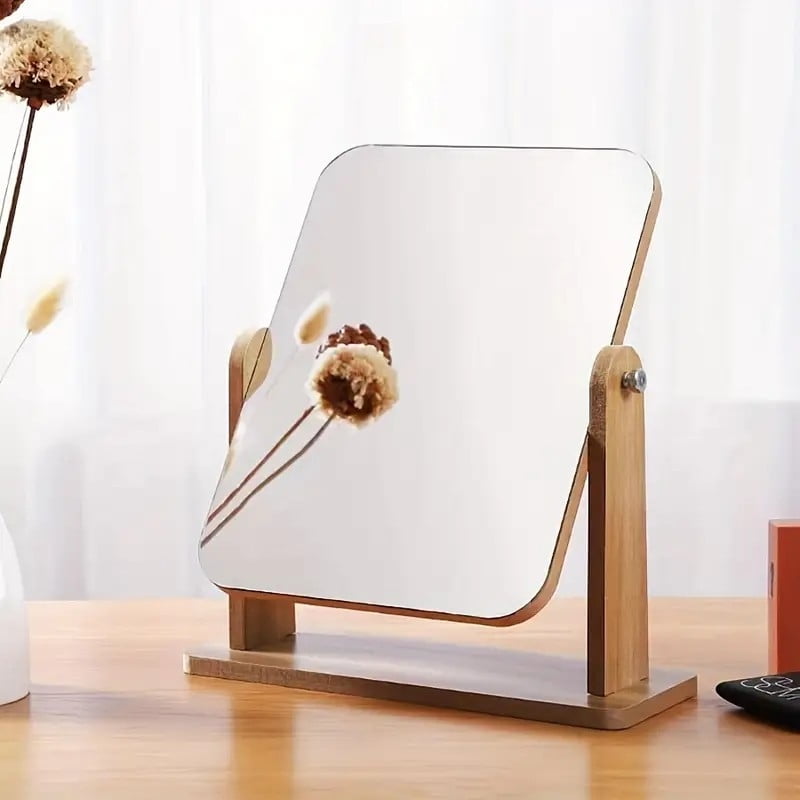 Modern Rotating LED Vanity Mirror with Dimmable Touch Control 360 ...