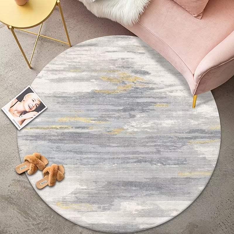 Modern Round Chair Mat Coffee Table Sofa Carpets for Living Room luxury ...