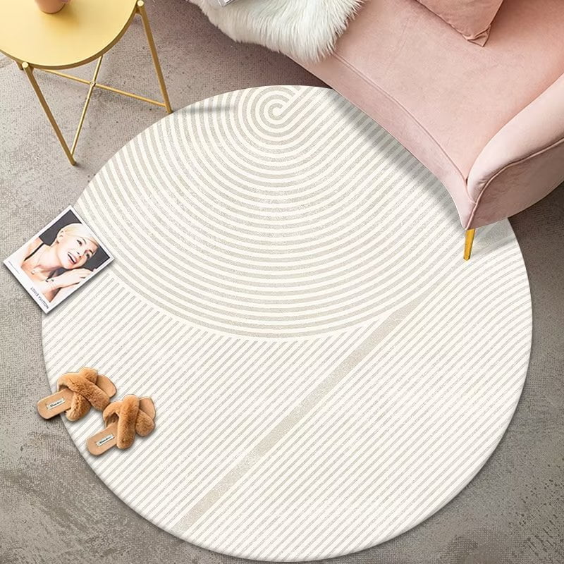 Modern Round Chair Mat Coffee Table Sofa Carpets for Living Room luxury ...