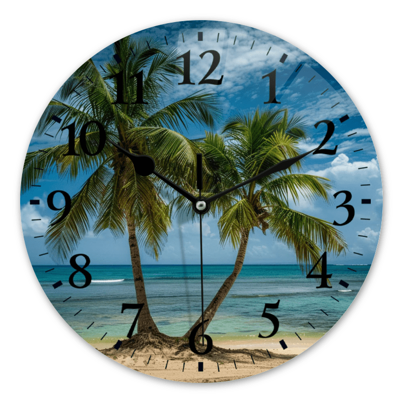 Modern Round Wall Clocks Non-Ticking Silent Clocks Battery Operated ...