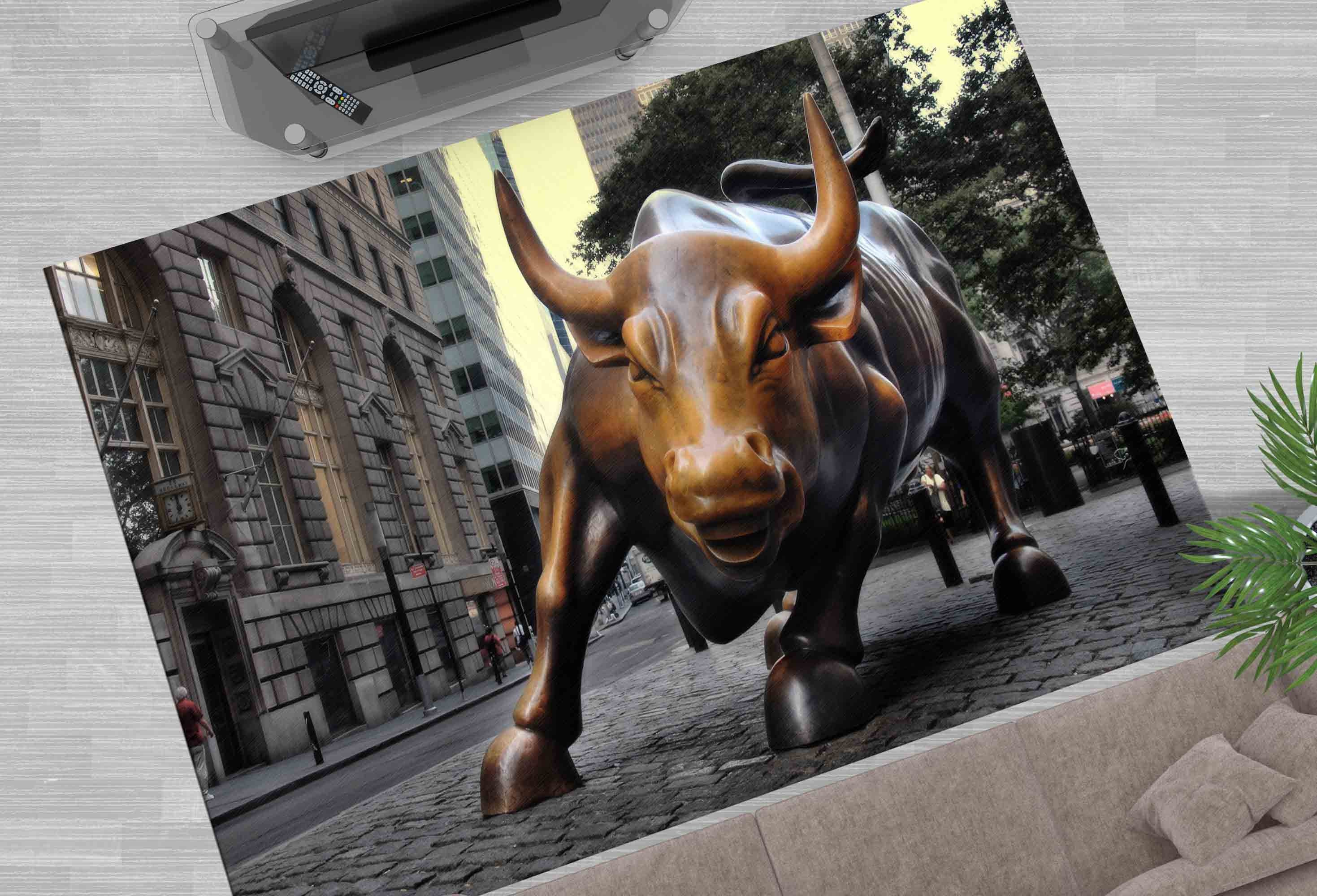 Modern Rug, Landscape Rugs, Charging Bull Rugs, New York Rug, New York ...