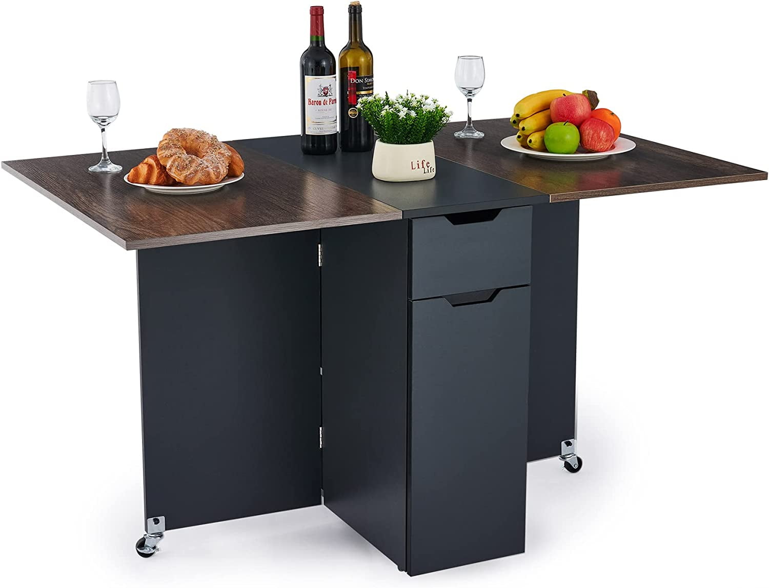 Modern S Dining Table, Drop Leaf Dining Table & Expandable Kitchen ...