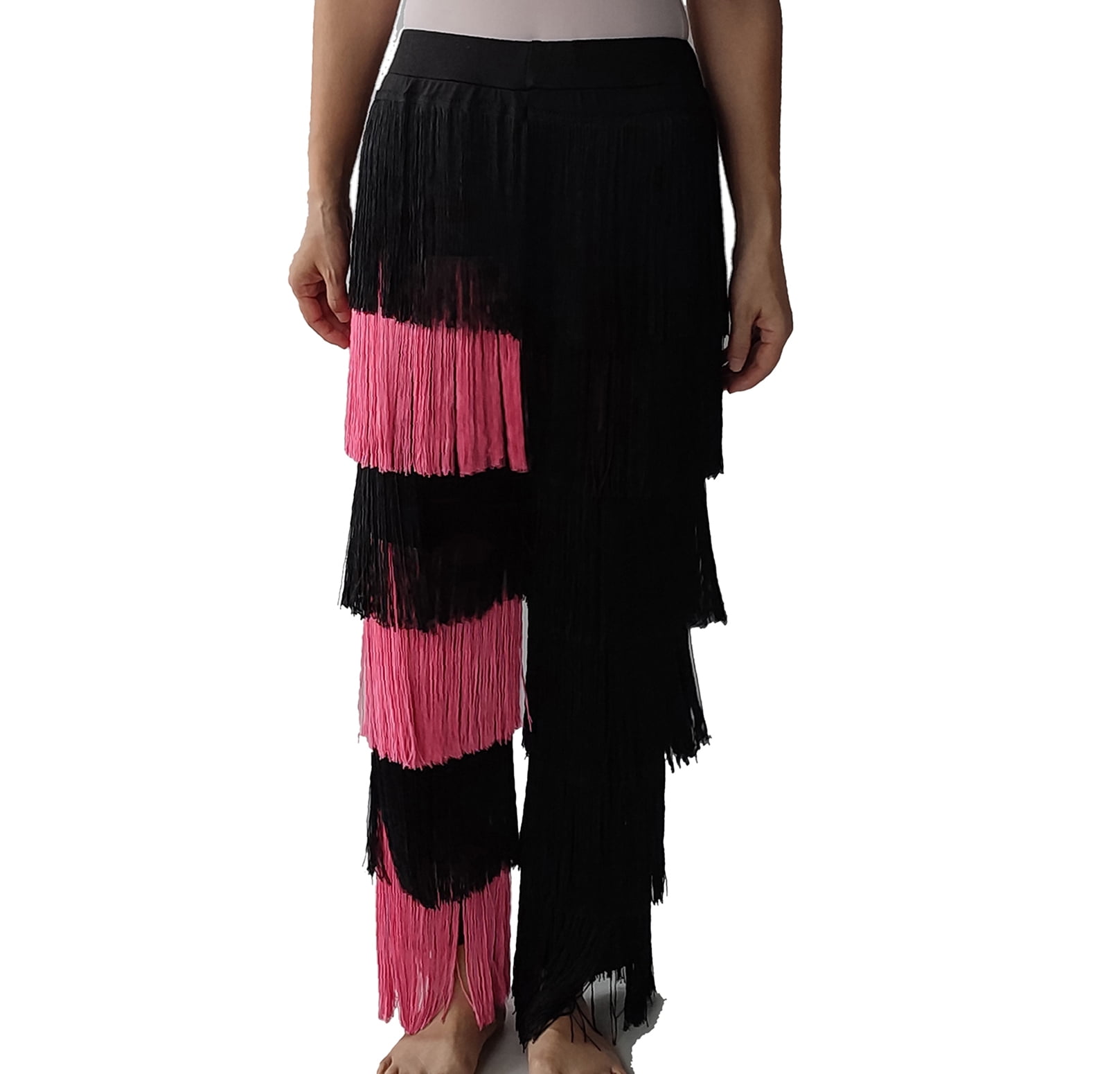 Modern Salsa Fringe Salsa Latin Dance Pants Outfits Attire Clothing ...
