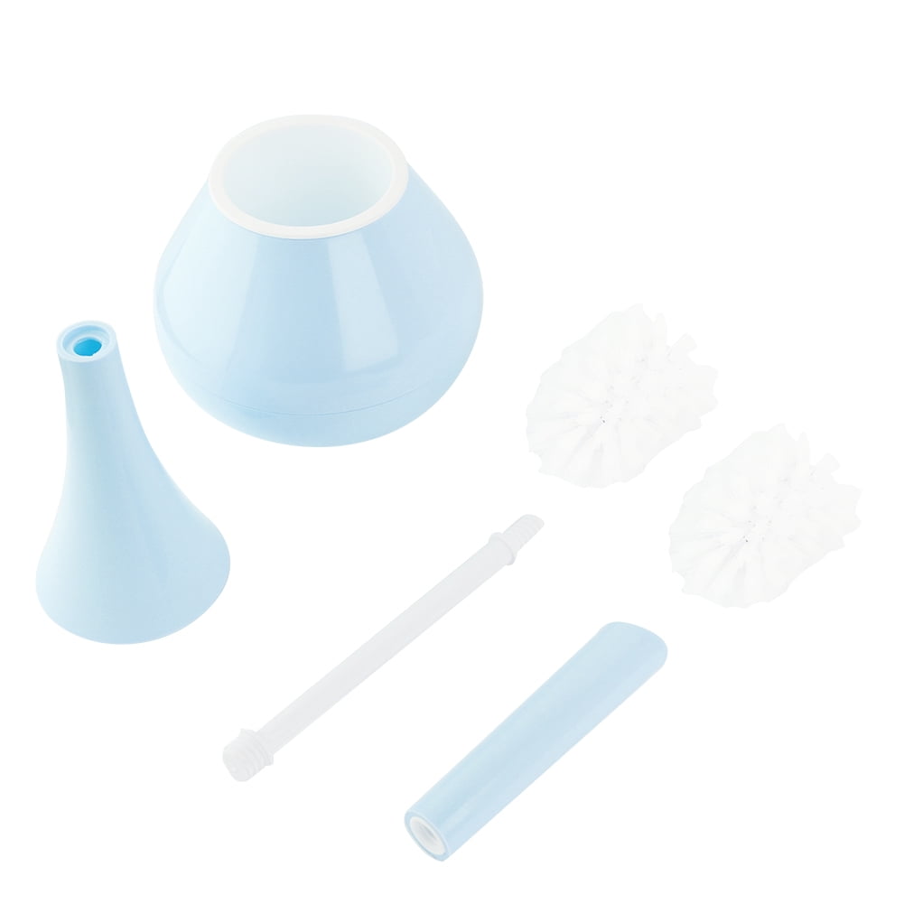 Modern Sanitation Solution for Your Bathroom Blue Standing Toilet Brush ...