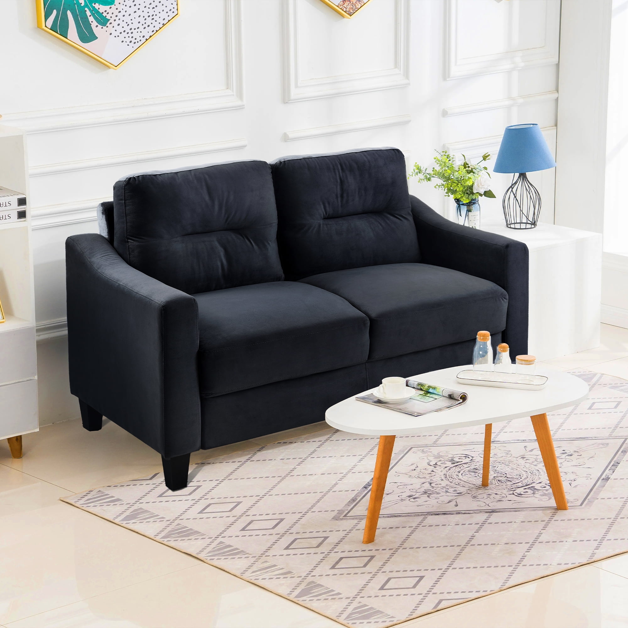 Modern Sectional Sofa for Small Spaces - Convertible Sleeper with ...
