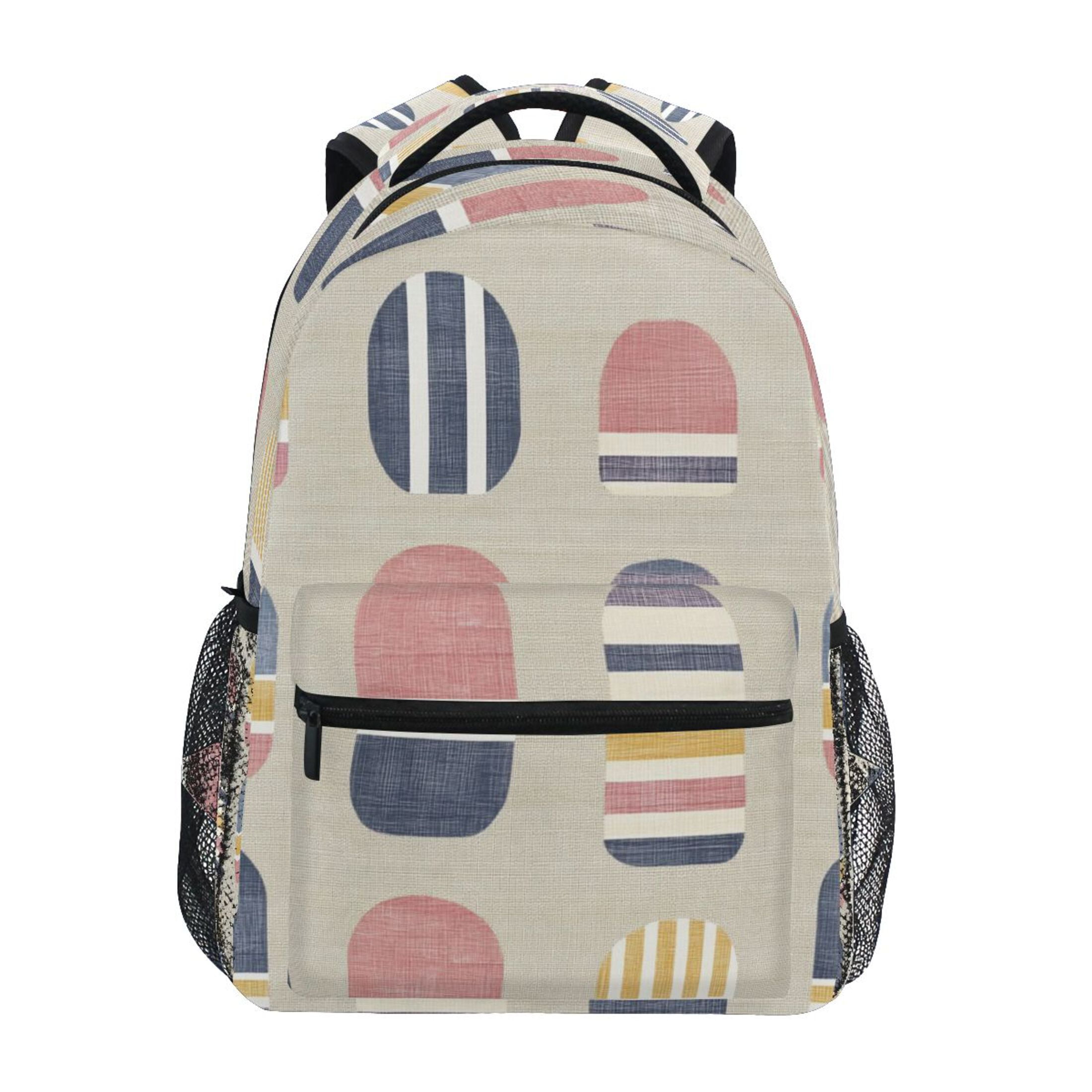 Modern Shapes Design Stylish Large Backpack 15L Self-Standing Durable ...