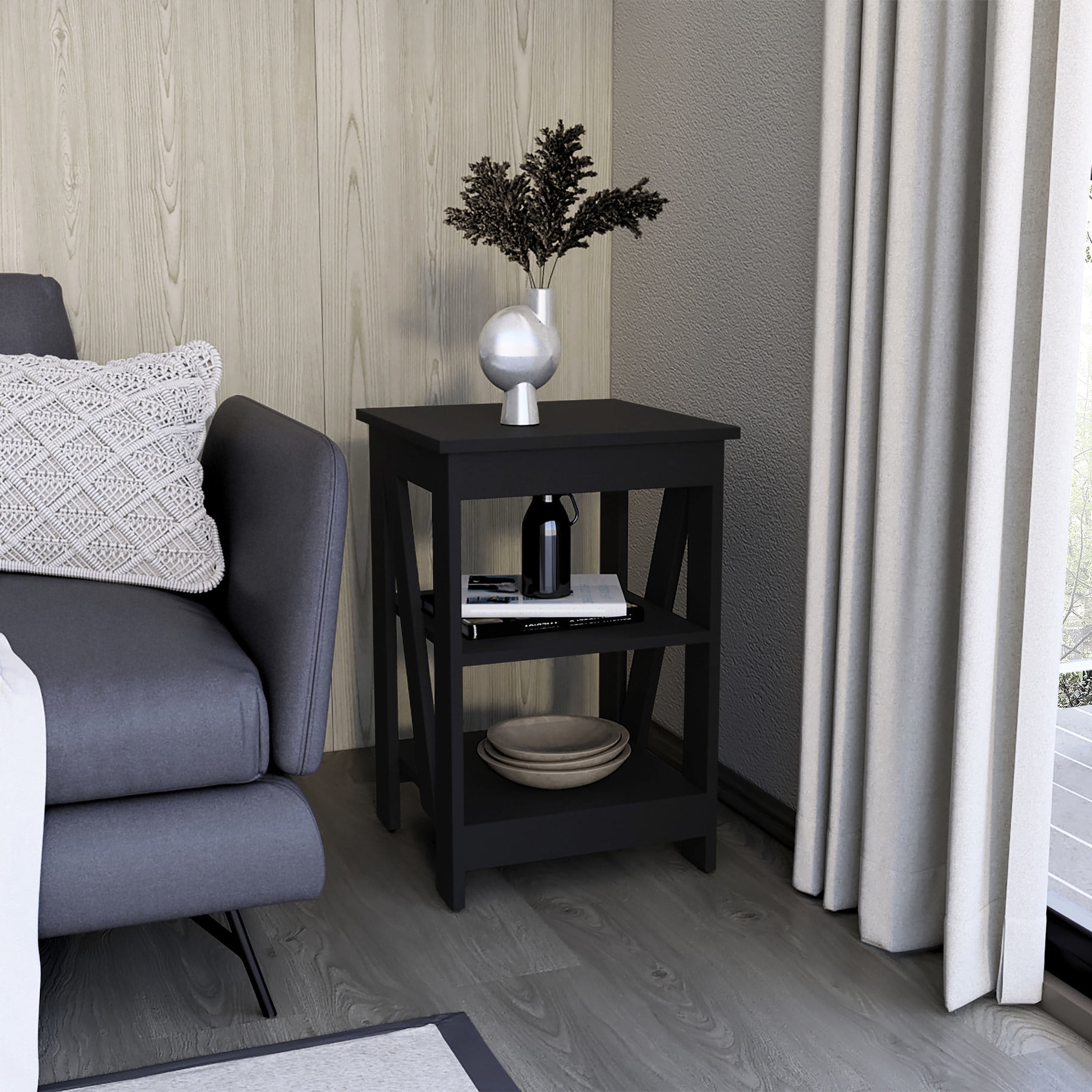 Modern Side Table | Provide Storage for Drinks and Snacks | Laminated ...