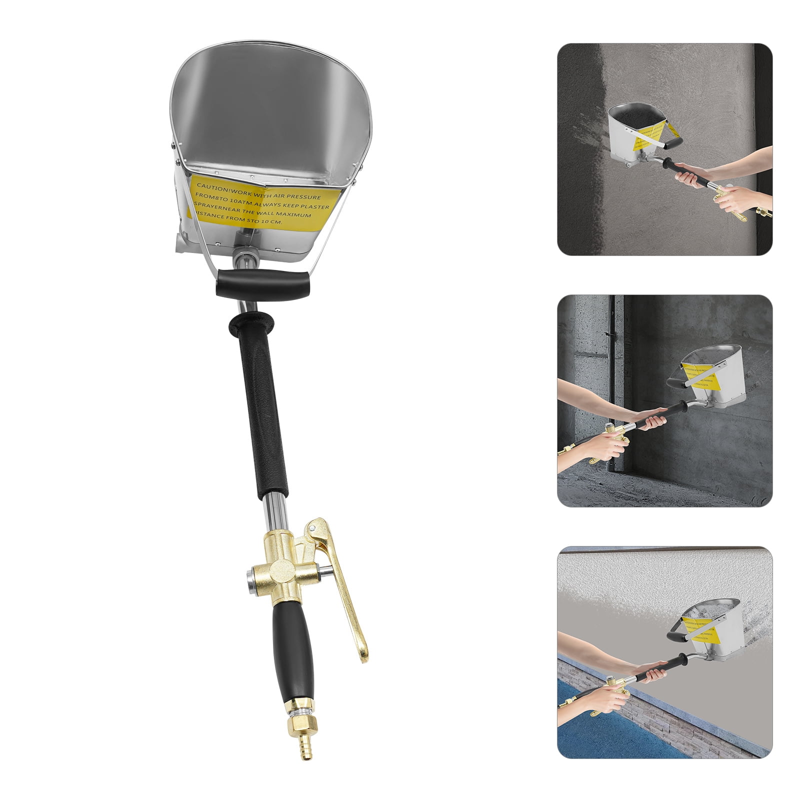 Modern Silver Spray Gun Tool, Cement Spray Gun, Cement Mortar Spray Gun ...