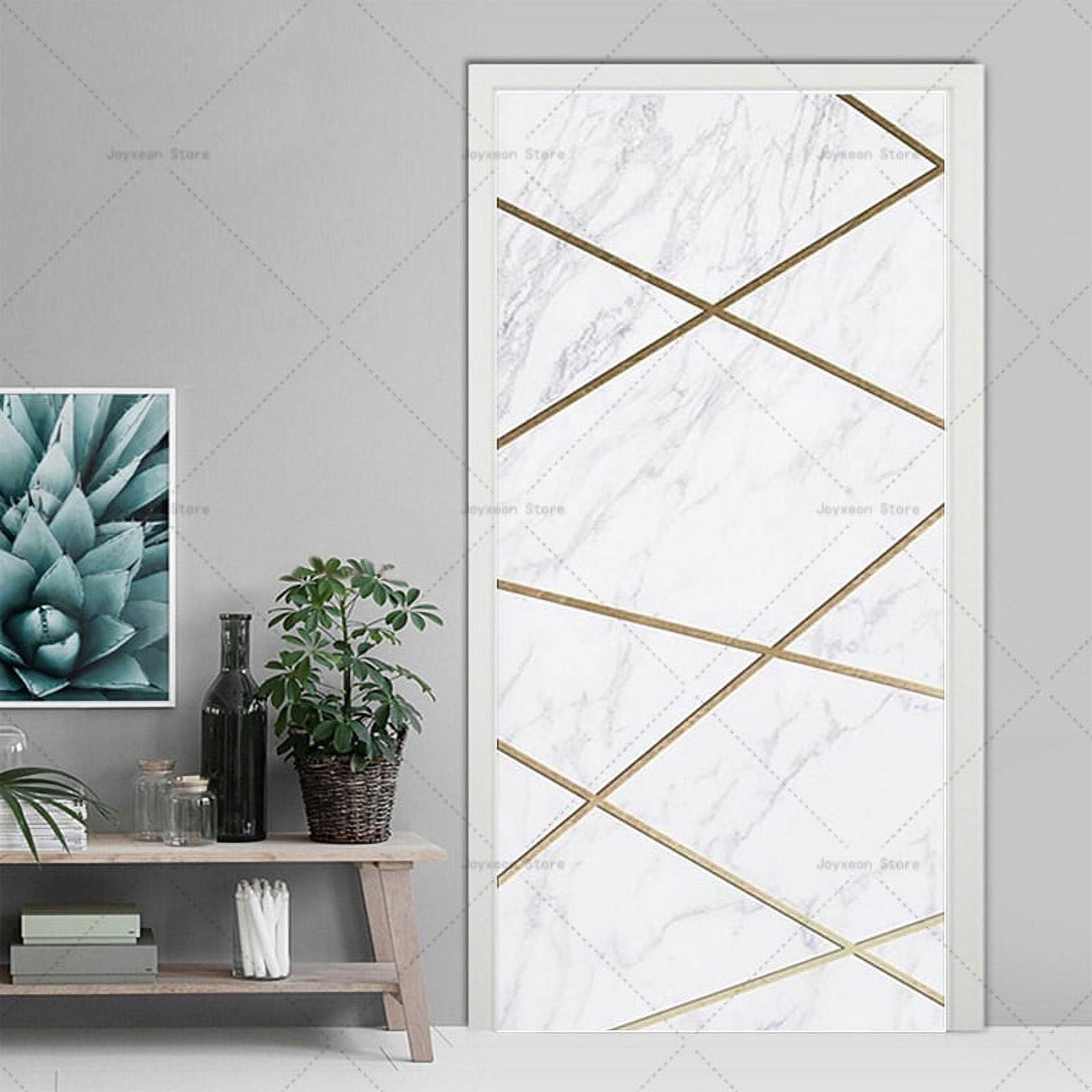Modern Simple 3D Geometric Three-dimensional Door Sticker New House ...