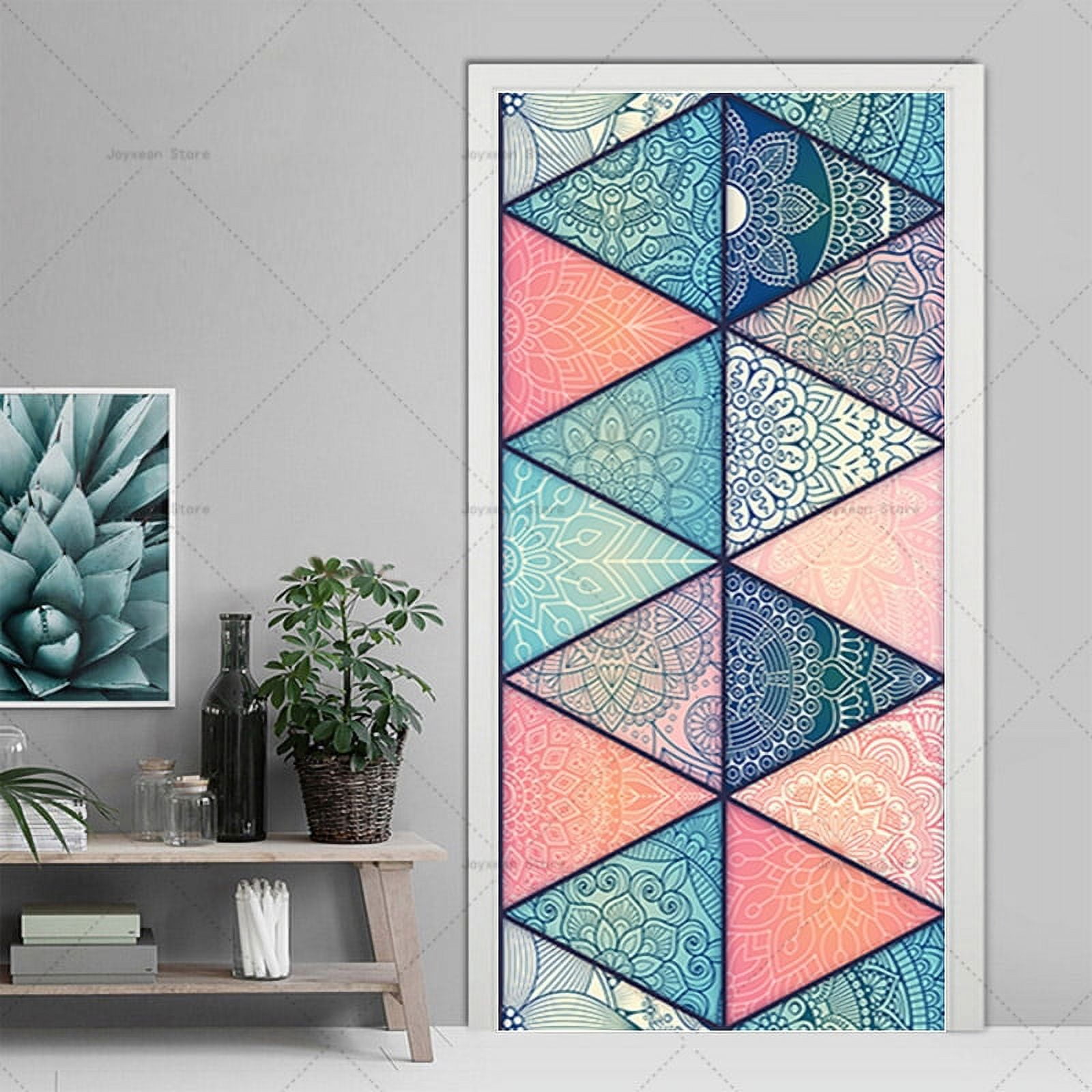Modern Simple 3D Geometric Three-dimensional Door Sticker New House ...