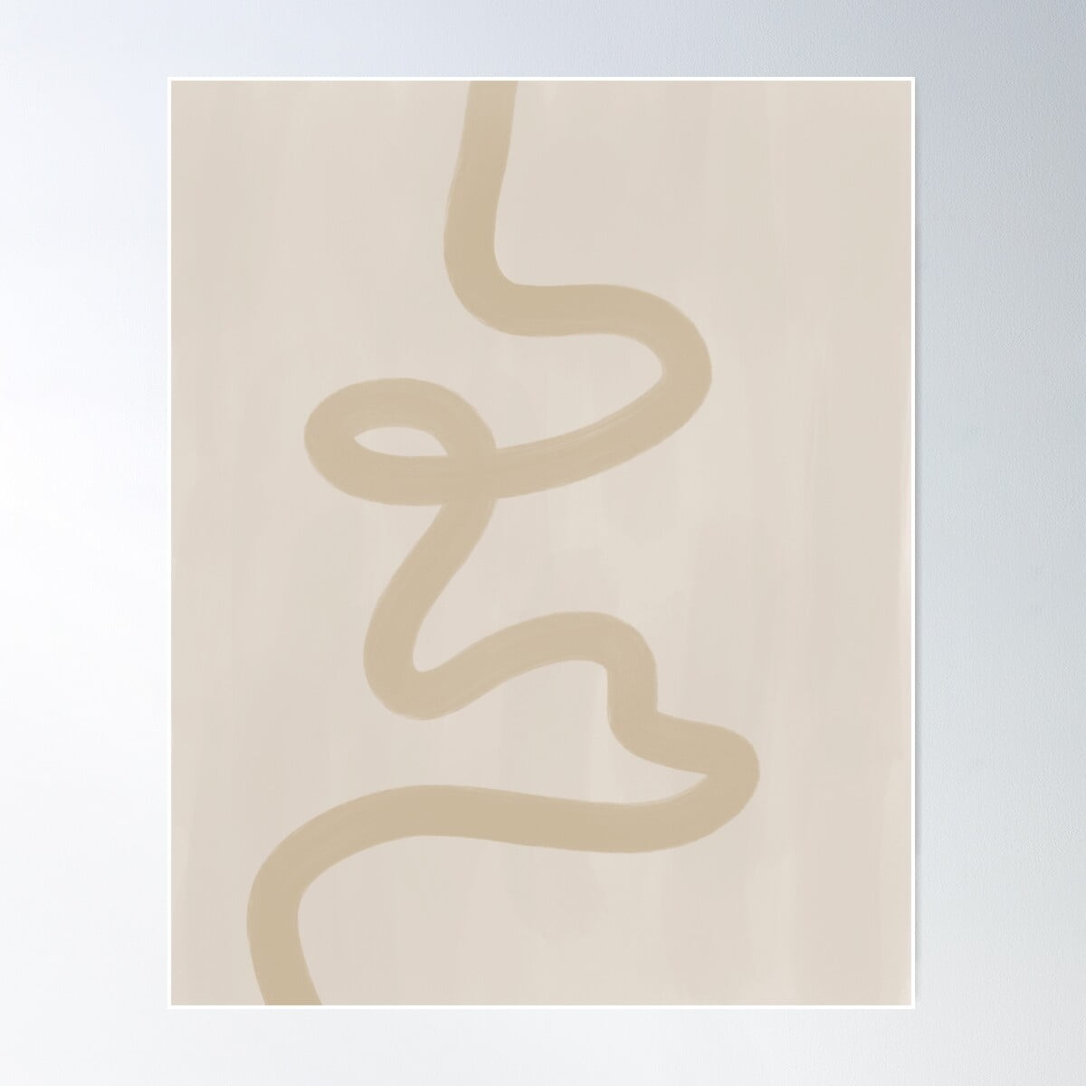 Modern Simple Abstract Line Art Poster Wall Art, Modern Wall Decor For ...