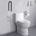 Modern Simple Appearance Rectangle Black Grab Bars For Bathroom Wall ...
