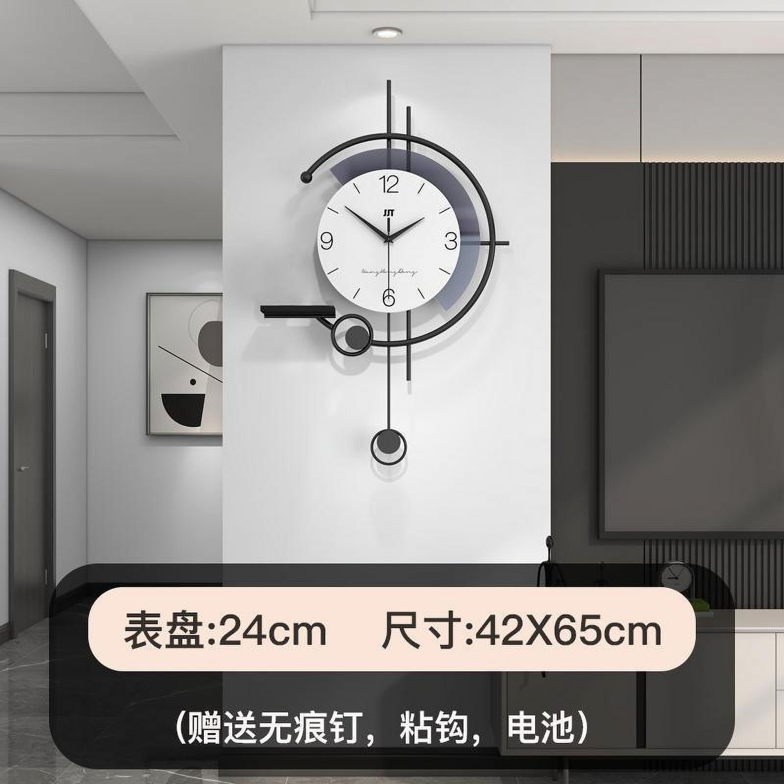 Modern Simple Clock Living Room Wall Clock New Online Red Art Fashion ...