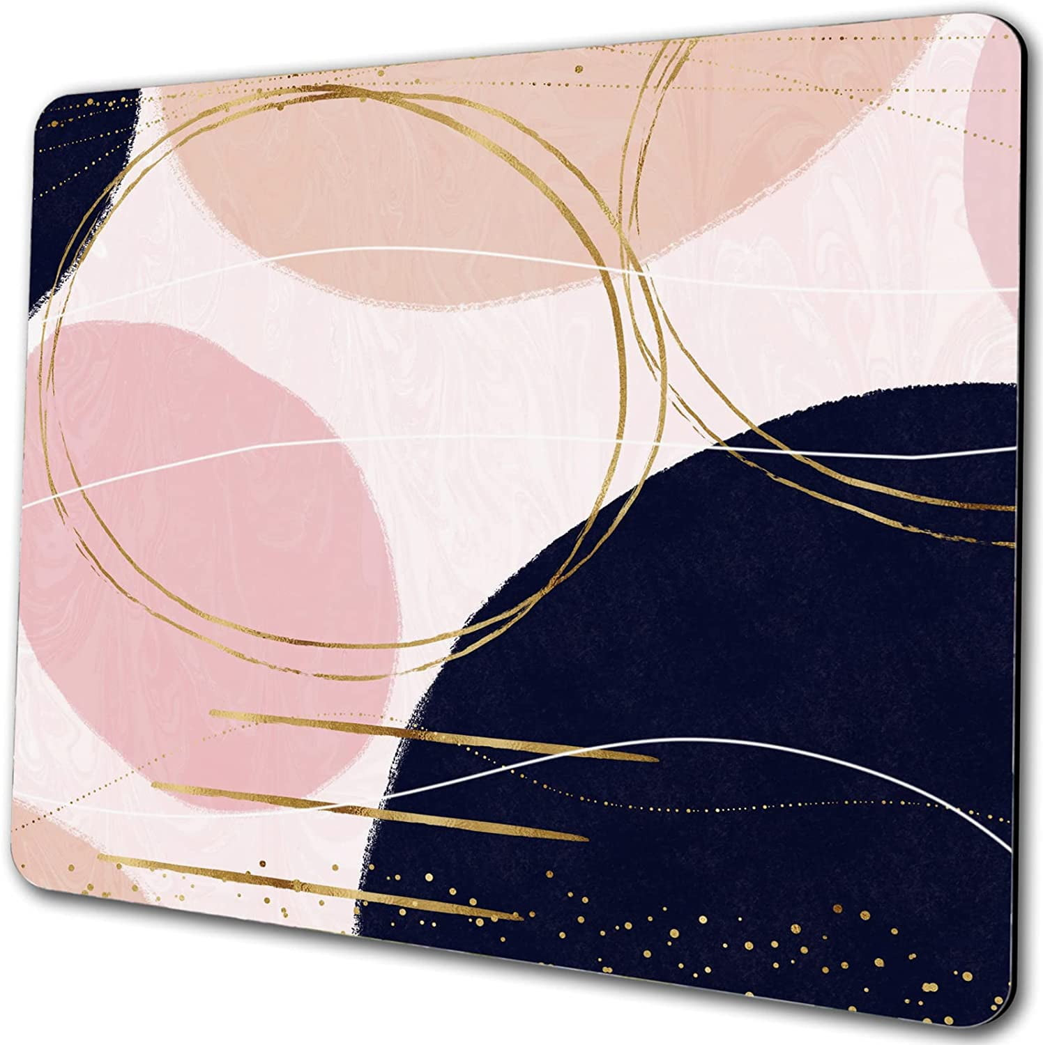 Modern Simple Designs Mouse Pad Pink Blue Gold Gaming Mousepad Non Slip ...