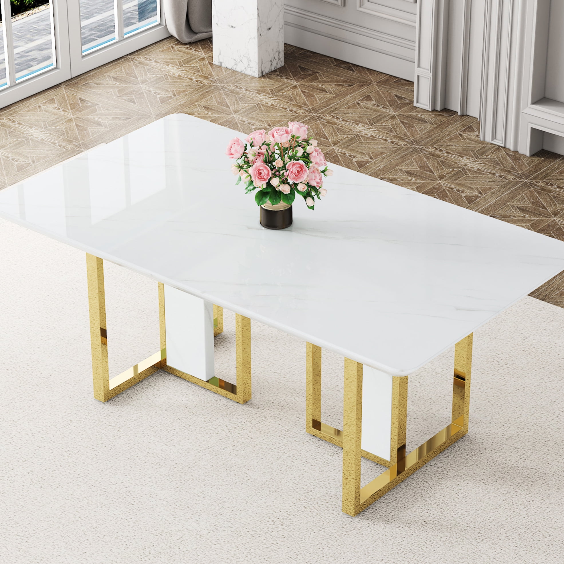 Modern Simple Dining Table Collection - Computer Desk Game White ...