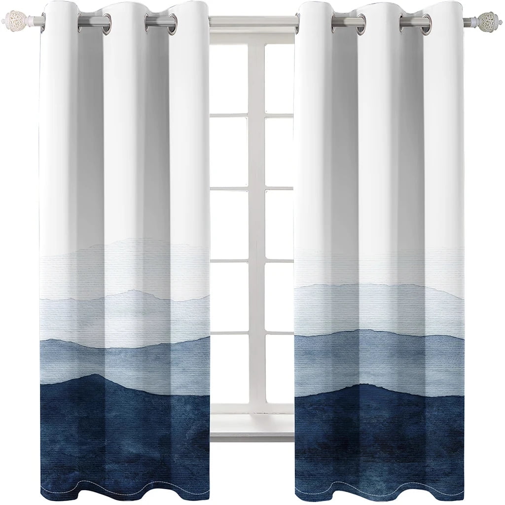 Modern Simple Elegance Shape Hall High Shading Curtains Style Thick ...