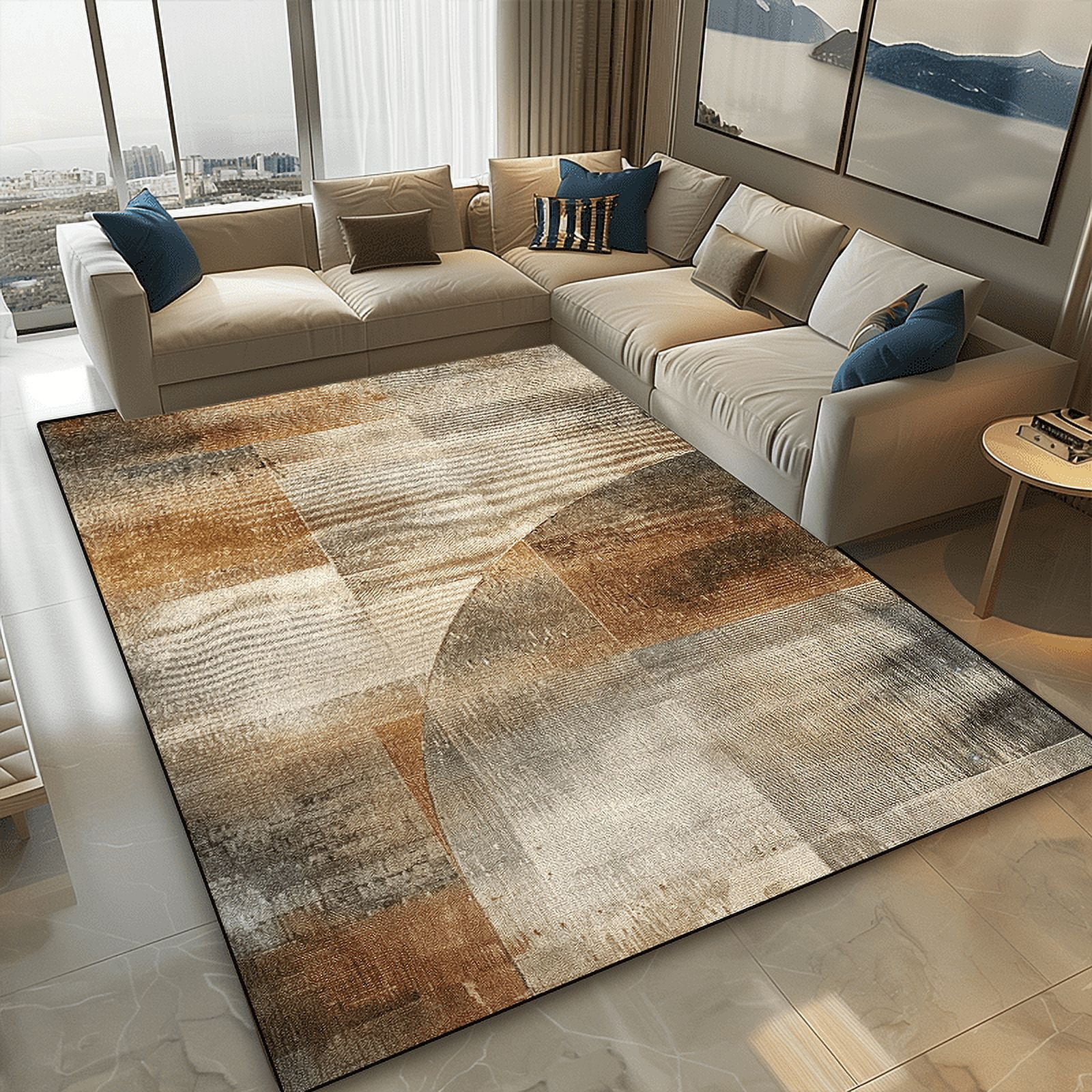 Modern Simple Living Room ration Carpet Home Bedroom Large Area ...