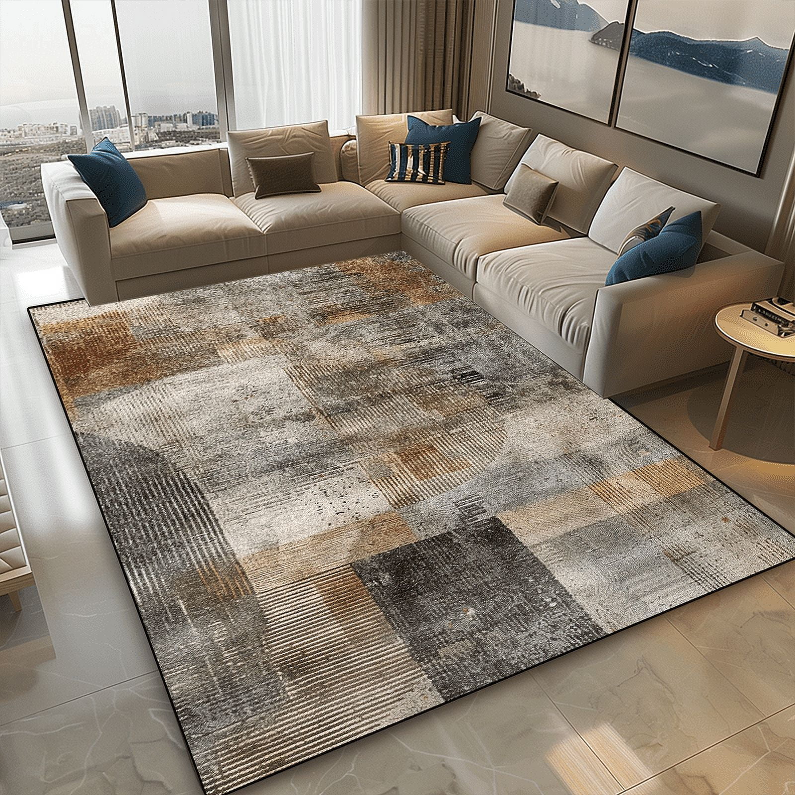 Modern Simple Living Room ration Carpet Home Bedroom Large Area ...