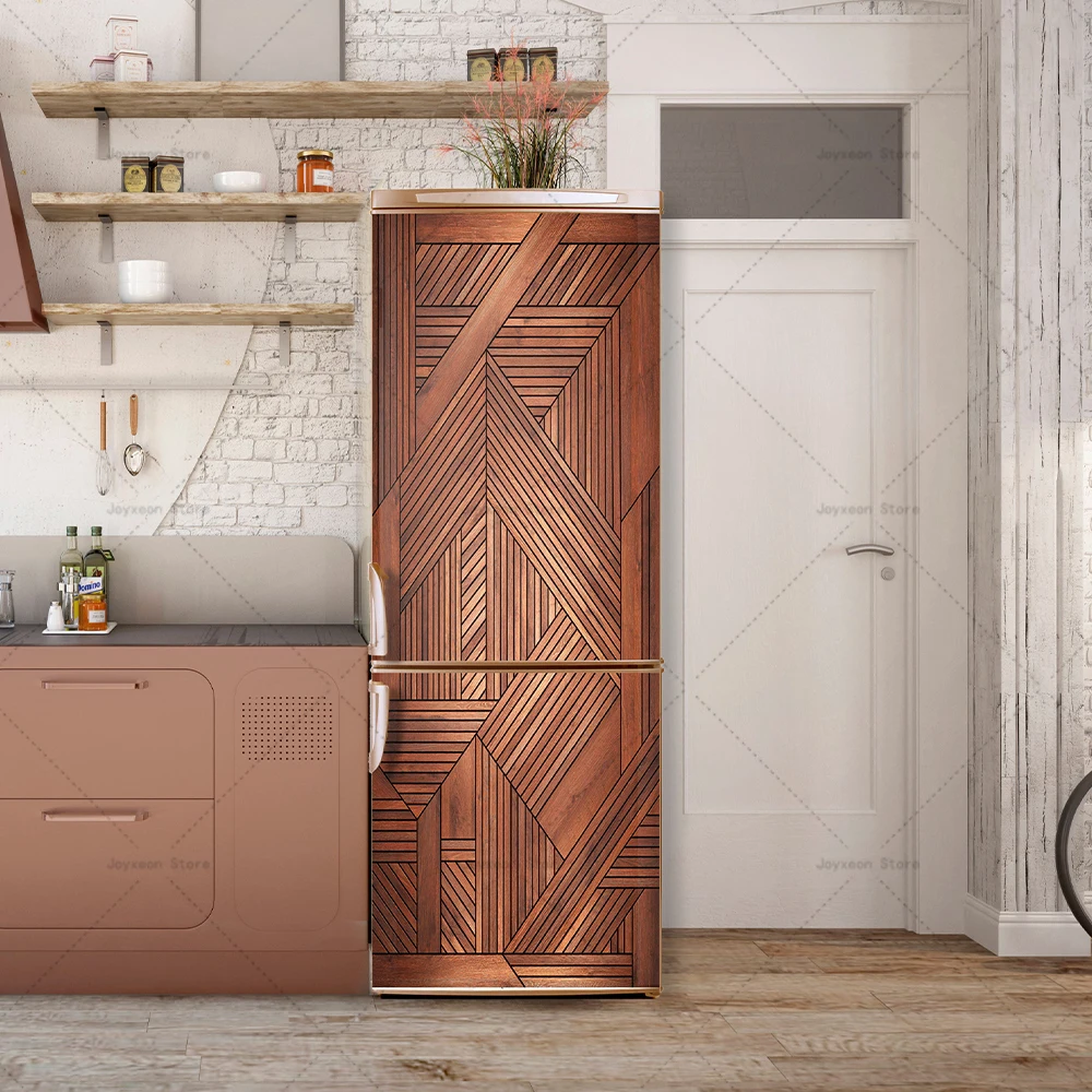 Modern Simple Marble Texture Refrigerator Magnet Home ration Sticker ...