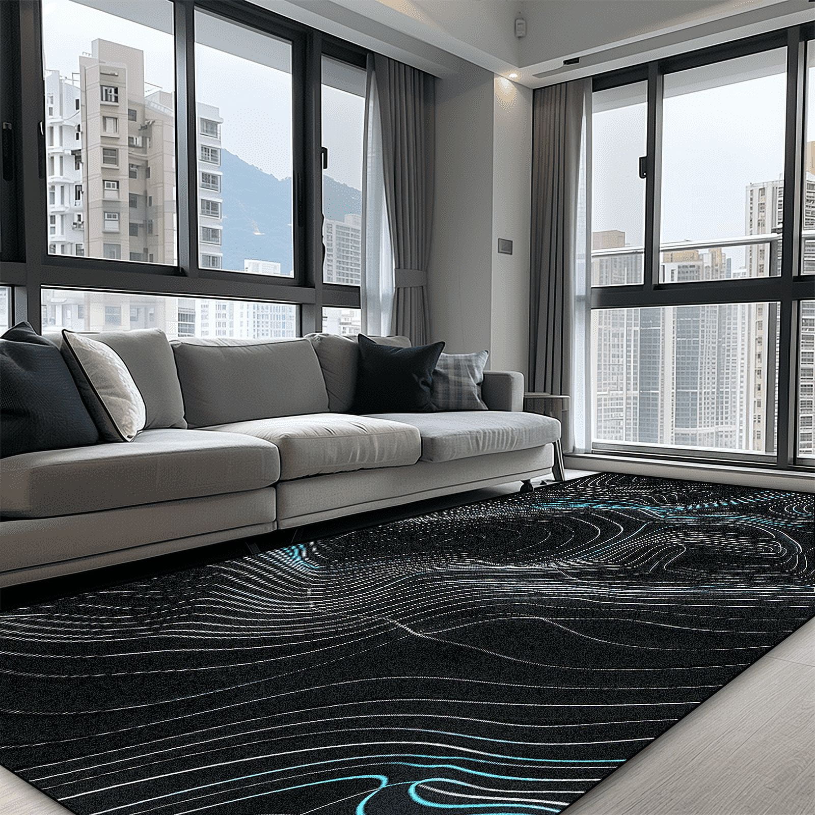 Modern Simple Style Living Room Carpet Home r Kitchen Bathroom Entryway ...