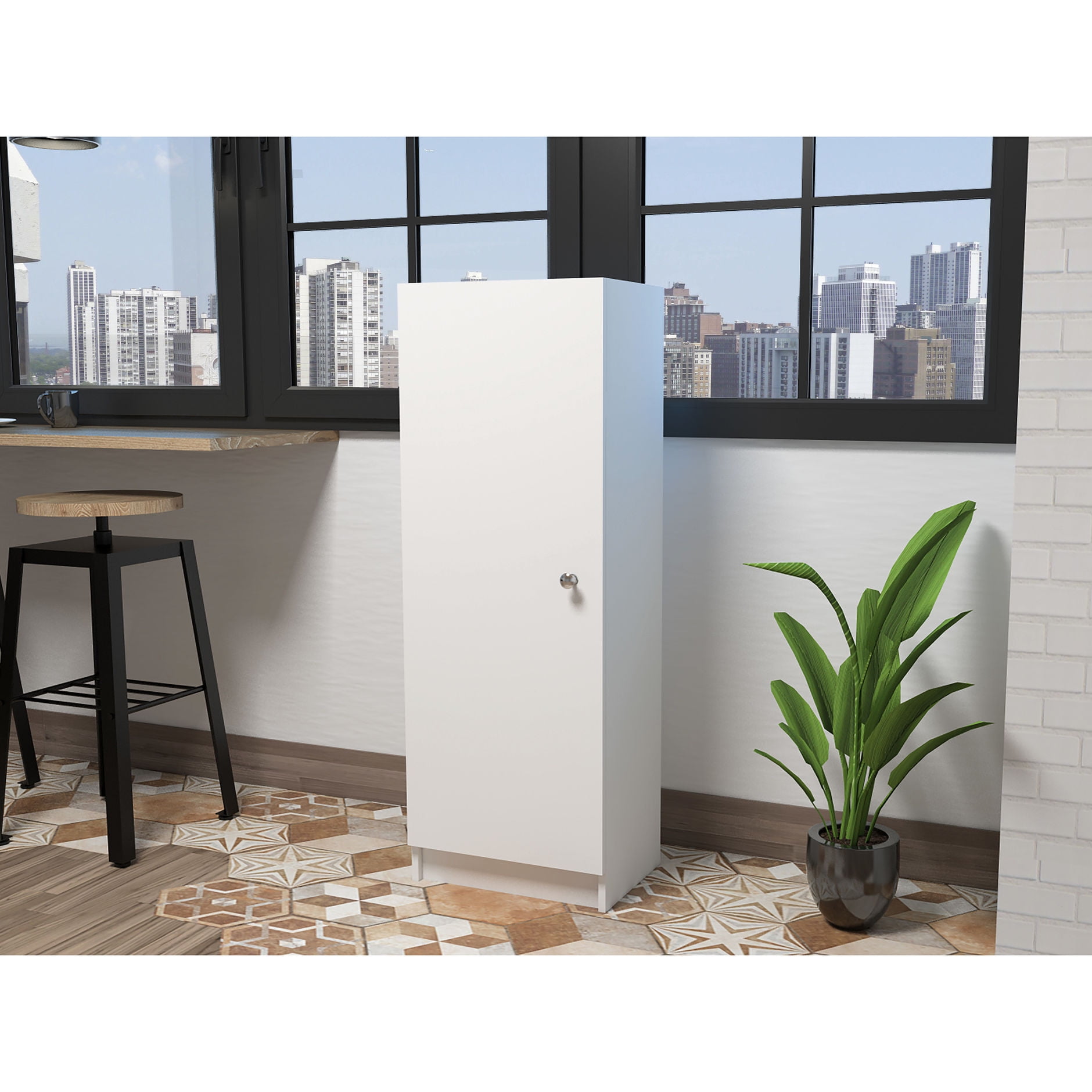 Modern Single Door Cabinet | Ideal for Extra Storage in Low Spaces ...