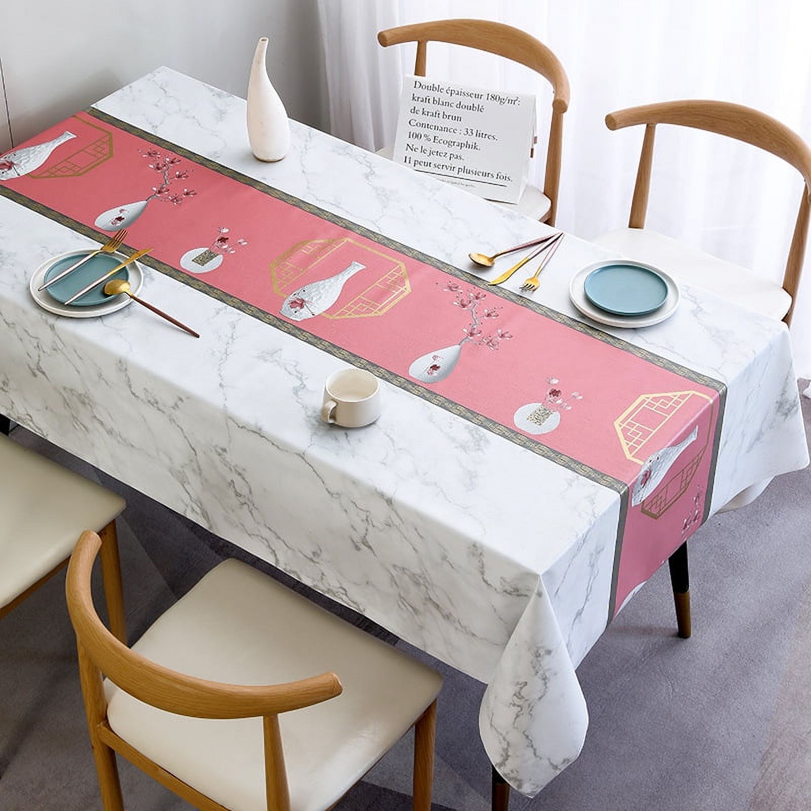 Modern Small Fresh Waterproof Table Tablecloth for Table Party ration ...