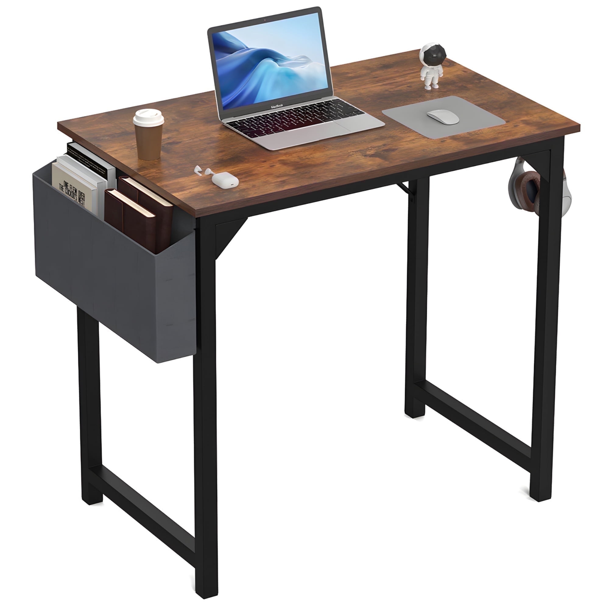 Yangming Simple Study Office Desk, Sturdy Computer Table with Storage ...